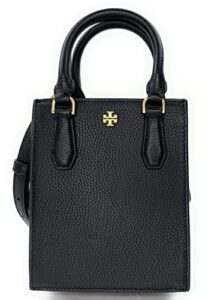 tory burch women’s blake mini shopper tote (black)