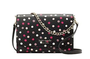 kate spade new york carson convertible crossbody, black dot multi