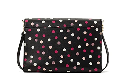 Kate Spade New York Carson Convertible Crossbody, Black Dot Multi