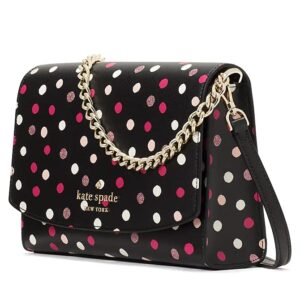 Kate Spade New York Carson Convertible Crossbody, Black Dot Multi