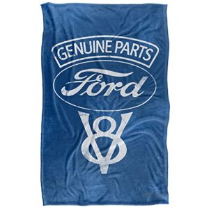 Ford Blanket, 36"x58" Genuine Parts Silky Touch Super Soft Throw Blanket