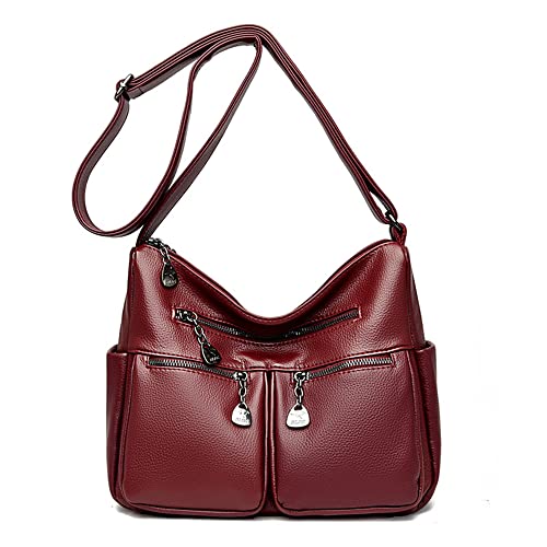 Casual Shoulder Bags for Women Ladies Handbag Leather Female Bag Large Capacity Travel Tote Bag