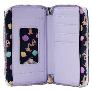 Loungefly The Little Mermaid Ursula Lair Glow Zip Around Wallet