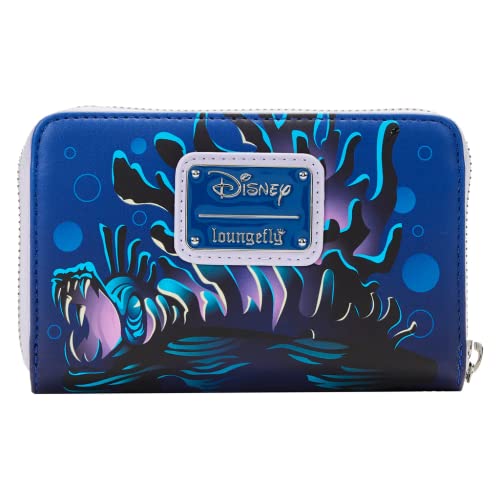 Loungefly The Little Mermaid Ursula Lair Glow Zip Around Wallet