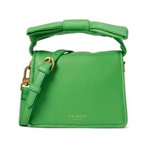 NIASINA Bow Detail Mini Cross Body Bag, Green