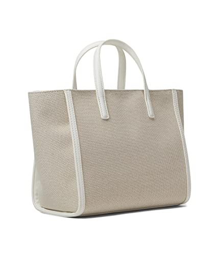 AKSANNA Medium Canvas Tote Bag, White