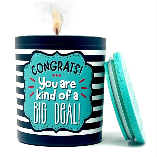 Congratulations Candle Gifts - Scented Candles for Women - Relaxing Candle Gift - Friendship Candle, Coworker, Best Friend, Promotion, Graduation Gift - Stress Relief Candle for Her