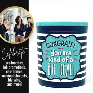 Congratulations Candle Gifts - Scented Candles for Women - Relaxing Candle Gift - Friendship Candle, Coworker, Best Friend, Promotion, Graduation Gift - Stress Relief Candle for Her