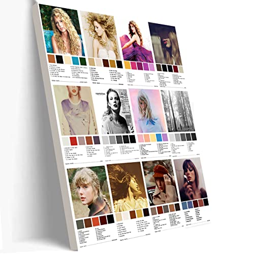 Country music Pop Singers swift Album Poster Taylor Canvas Wall Art Fqeoxlg printing decor NRTIUESX (16x20"Canvas roll,1)