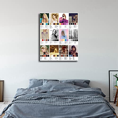 Country music Pop Singers swift Album Poster Taylor Canvas Wall Art Fqeoxlg printing decor NRTIUESX (16x20"Canvas roll,1)