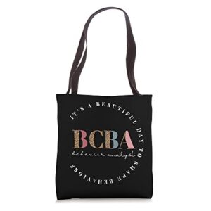 behavior analyst bcba ,behavior therapist, aba therapist rbt tote bag