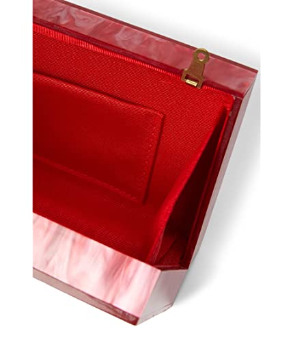 Kurt Geiger London Lipstick Clutch Fuchsia Combo One Size