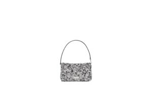 kate spade new york kiki sequin convertible wristlet (silver)