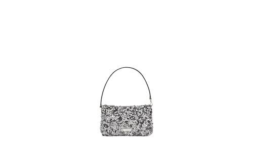 Kate Spade New York Kiki Sequin Convertible Wristlet (Silver)