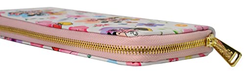 Loungefly Disney Mickey Minnie Mouse Wallet Zip Clutch AOP Floral