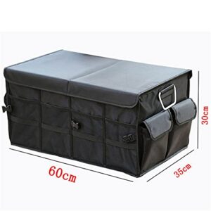 Large Capacity Car Storage Box Oxford Cloth Trunk Storage Bag in Automobile Foldable Box Waterproof Cleaning Package Car Interior (Style G)