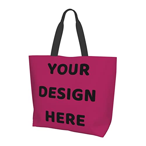 Custom Tote Bag Custom Tote Bags With You Team Logo Text Picture Travel Business Women Teacher Personalized Tote Bag