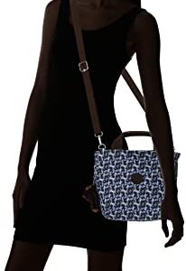 Kipling Womens Women's Shelia Bag, Adjustable Strap, Nylon Crossbody Bag, Dazzling Geos, 11.75 L x 6.75 H 6.25 D US