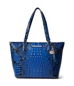 brahmin ombre melbourne medium asher totes blue viper one size