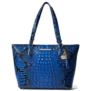 BRAHMIN Ombre Melbourne Medium Asher Totes Blue Viper One Size