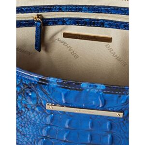 BRAHMIN Ombre Melbourne Medium Asher Totes Blue Viper One Size