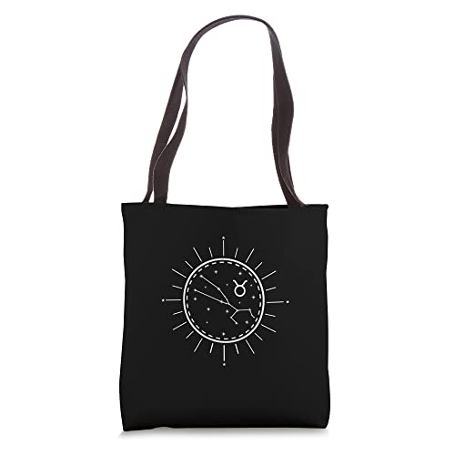 Star Sign Taurus Constellation Tote Bag