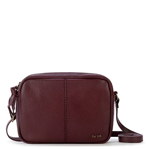 The Sak Womens De Young Leather Camera Bag, Cabernet, One Size US