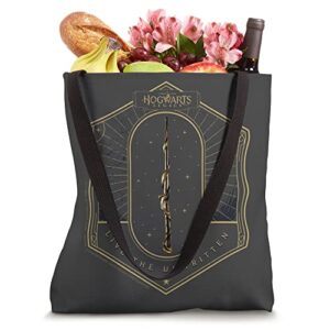 Hogwarts Legacy Live The Unwritten Elder Wand Logo V3 Tote Bag