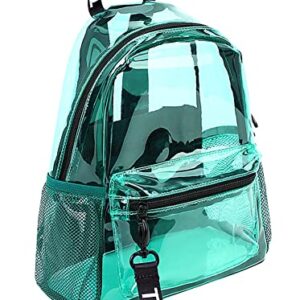 Tellrain Clear Backpack Purse for Women Large Capacity Heavy Duty Transparent Backpacks Fashion PVC Beach Bag Bookbags