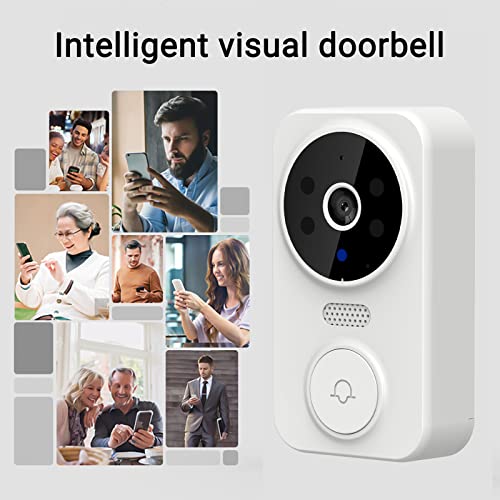 Ring Doorbell Wireless with Remote Video Intelligent Visual Electrical Equipment Ring Video Doorbell with Night Vision,Two-Way Audio Smart Doorbell Home Security System