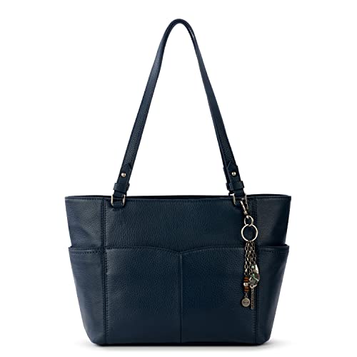 The Sak Womens Sequoia Leather Tote, Indigo, One Size US