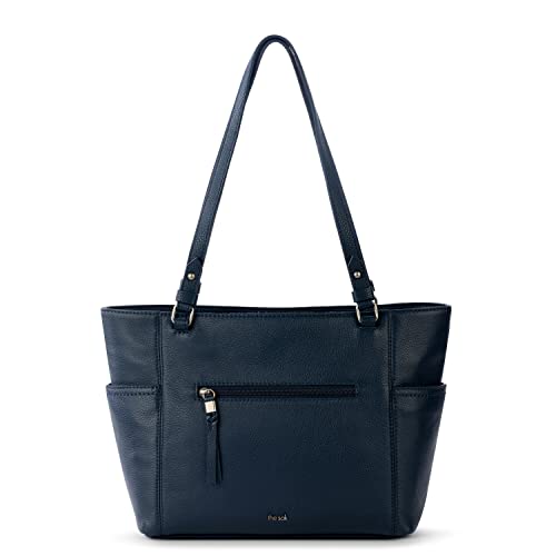 The Sak Womens Sequoia Leather Tote, Indigo, One Size US