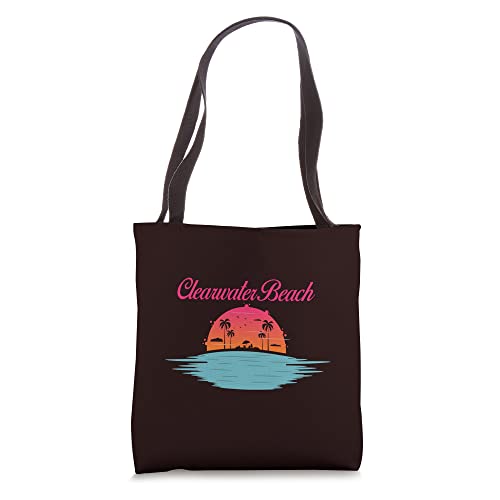 Clearwater Beach White Sand Florida Holiday Travel Vacation Tote Bag