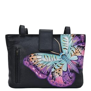 anna by anuschka medium tote, magical wings black