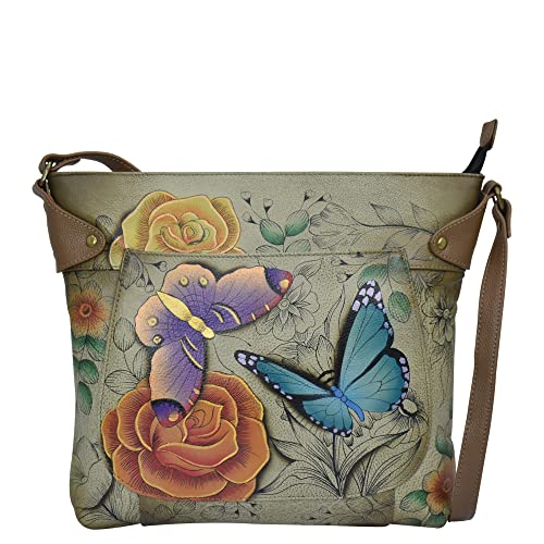 Anna by Anuschka Convertible Tote, Floral Paradise Tan