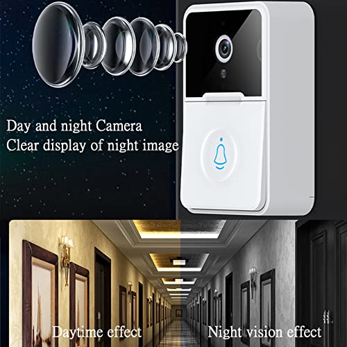 Ring Doorbell Wireless with HD Video, 90° View Angle, Intelligent Visual Electrical Equipment, Ring Video Doorbell with Night Vision,Two Way Audio, 38 Music, Smart Doorbell, Home Security System