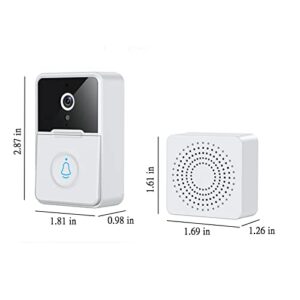 Ring Doorbell Wireless with HD Video, 90° View Angle, Intelligent Visual Electrical Equipment, Ring Video Doorbell with Night Vision,Two Way Audio, 38 Music, Smart Doorbell, Home Security System