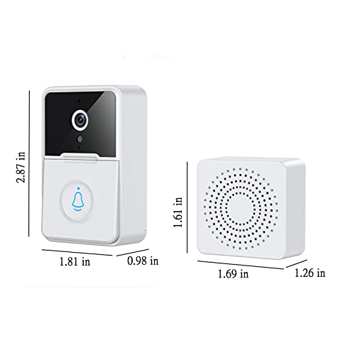 Ring Doorbell Wireless with HD Video, 90° View Angle, Intelligent Visual Electrical Equipment, Ring Video Doorbell with Night Vision,Two Way Audio, 38 Music, Smart Doorbell, Home Security System