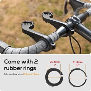 TUSITA Extended Out Front Bike Mount Compatible with Garmin Handheld Devices,Edge GPS Computer - Cycling Handlebar 25.4mm 31.8mm