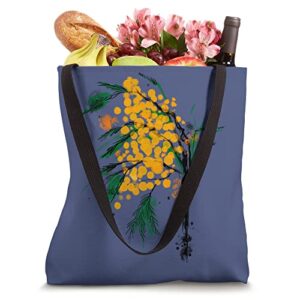 Watercolor mimosa flower Tote Bag