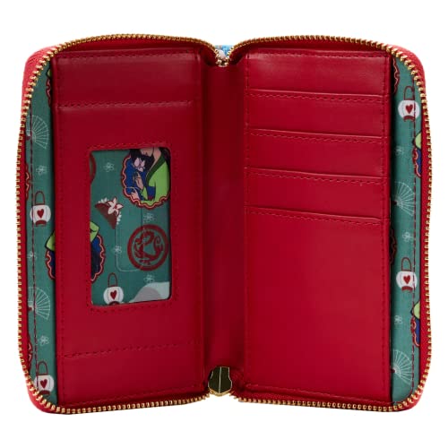 Loungefly Disney Mulan Princess Scene Zip Around Wallet