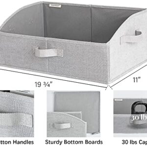 StorageWorks Closet Storage Bins, Storage Box, Foldable Organizer Bins and Baskets for Clothes