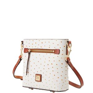 Dooney & Bourke Ostrich Small Zip Crossbody Shoulder Bag