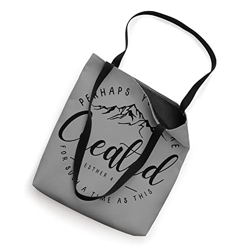 Perhaps You Were Created Esther 4:14 Faith Chosen Christian Tote Bag