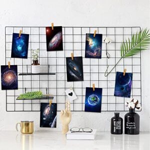 MAHIOYI Starry Sky Wall Collage Kit Aesthetic Pictures Galaxy Poster Space Room Decor Gift for Boys Girls, 50pcs 4x6in