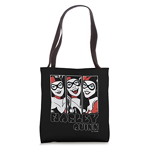 DC Comics Batman Harley Quinn Comic Panels Tote Bag