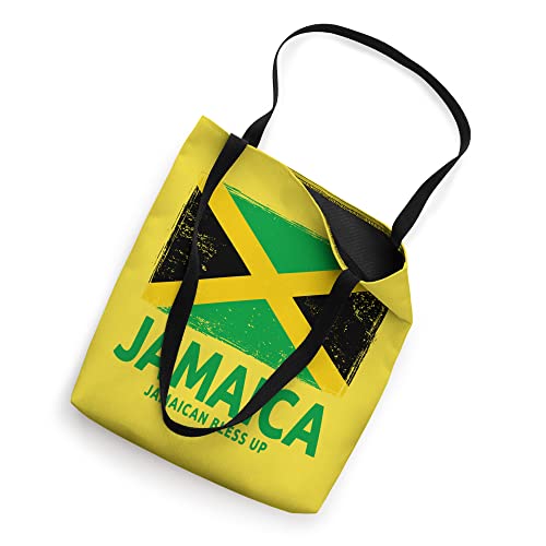 Jamaican Flag Idea For Women With Jamaica Roots Tote Bag