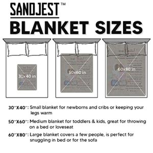 SANDJEST Personalized Best Friend Blanket Custom Friends Names Fleece Throw Blanket Customized Gift for Girl Women BFF Best Friends Christmas Birthday Friendship Long Distace