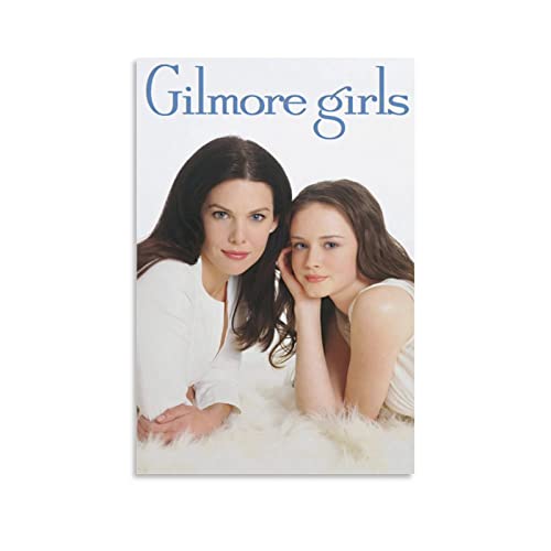 ENZD Gilmore Girls Tv Show Poster Posters for Room Aesthetic 90s Poster Decorative Painting Canvas Wall Art Living Room Posters Bedroom Painting 12x18inch(30x45cm)