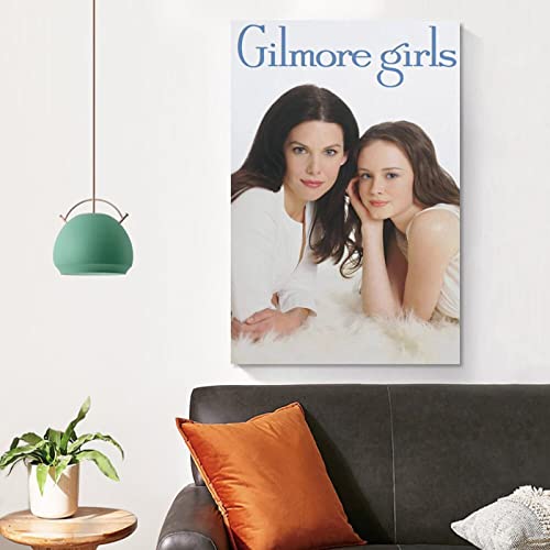 ENZD Gilmore Girls Tv Show Poster Posters for Room Aesthetic 90s Poster Decorative Painting Canvas Wall Art Living Room Posters Bedroom Painting 12x18inch(30x45cm)